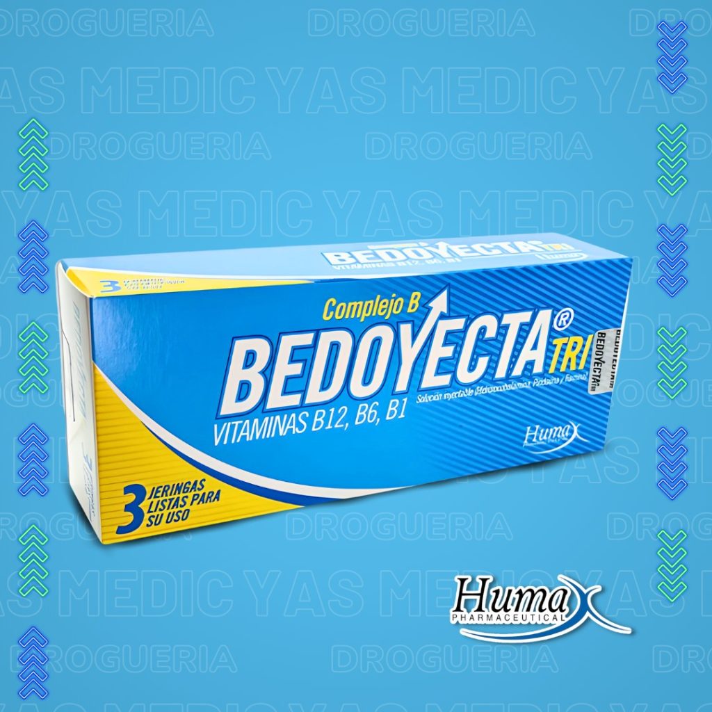 BEDOYECTA TRI (COMPLEJO B) X 3 JERINGAS PREYENADAS. HUMAX